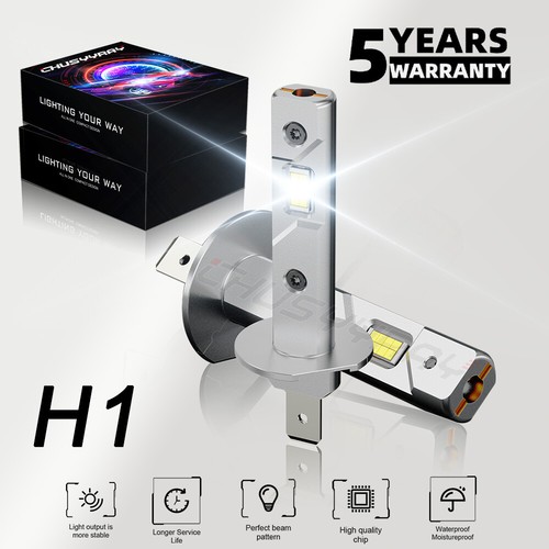 H1 Headlight High beam Light Bulbs white 6000k FOR HYUNDAI SONATA 2009 ...