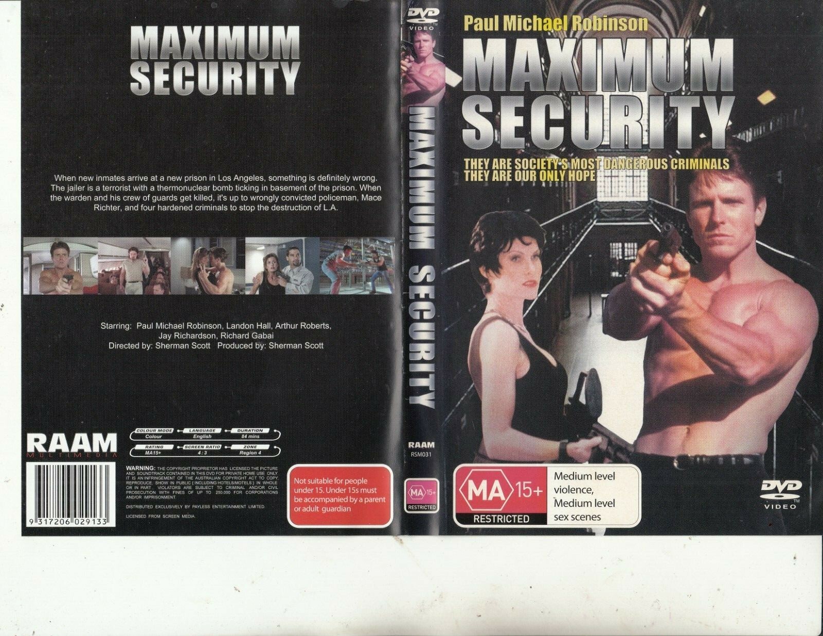 Maximum Security-1997-Paul Michael Robinson-Movie-DVD | eBay UK