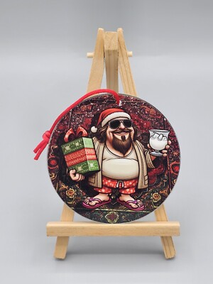 THE "SANTA DUDE" BIG LEBOWSKI CARICATURE ART CHRISTMAS HOLIDAY METAL ...