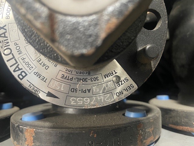 Broen Ballomax Ball Valve, 2" Flange x Flange, 285 PSI, Regular Port | eBay