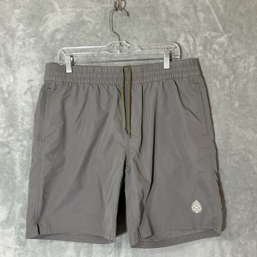 Stio Shorts Men's Large Gray Hiking Run Outdoor Lined Drawstring ...