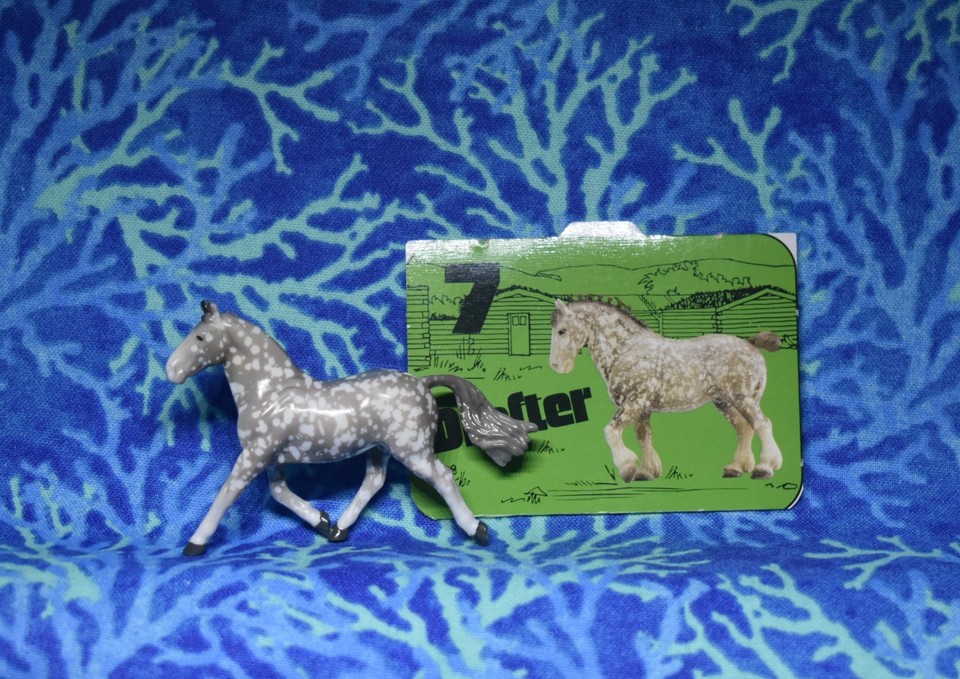 NEW Breyer Mini Whinnie GREY DAPPLE 75th ADVENT DRAFT Semi Gloss ...