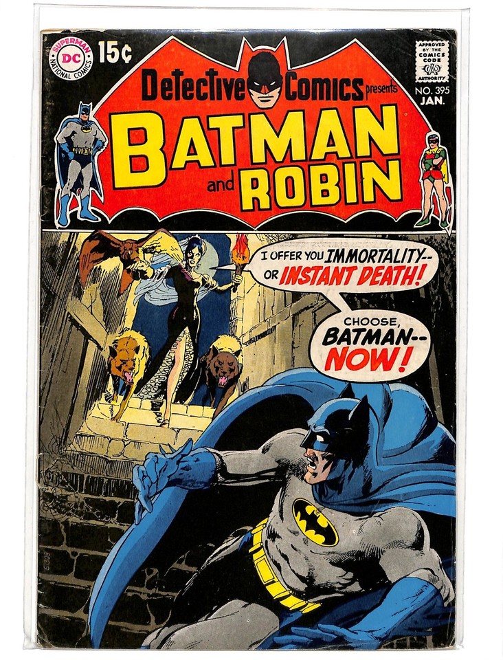 Detective Comics #395, 397, 402, & 407 Lot X4, 2nd & 3rd APP of Man-Bat ...