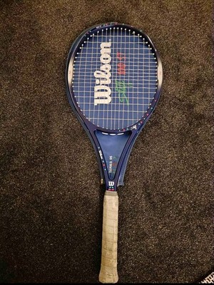Wilson Pro Staff 95 100ST Tennis Racket, Re-gripped + Shock Absorber ...
