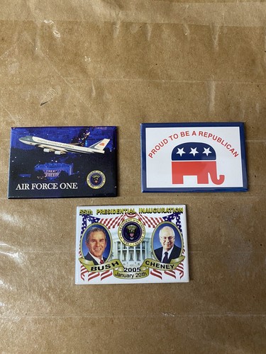 George W Bush Dick Cheney Presidential Campaign Inauguration Republican ...