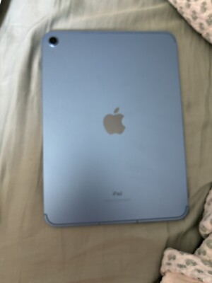 Apple iPad 10th Gen. 64GB, Wi-Fi + 5G (Unlocked), 10.9in - Blue ...