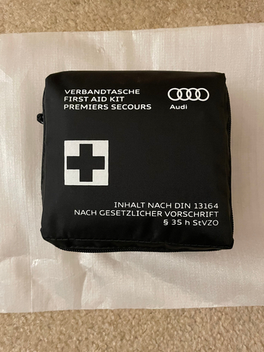 Genuine First Aid Kit Pouch Black For Audi A8 A7 A6 A4 etc. | eBay