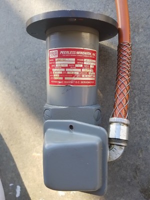 Peerless-Winsmith, Inc. Permanent Magnet D.C. Servomotor PN:183040319 ...