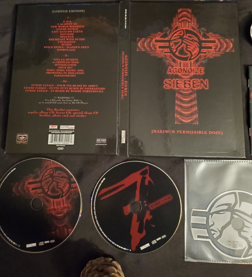 AGONOIZE---SIEBEN LTD BOX SET 3 CD | eBay