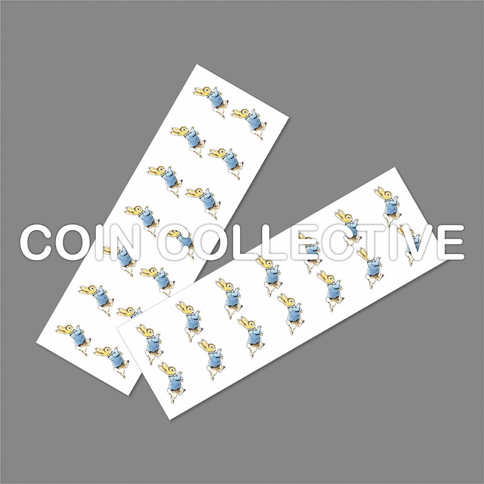 Beatrix Potter 50p Coin Decals Stickers Complete Collection, Multi ...