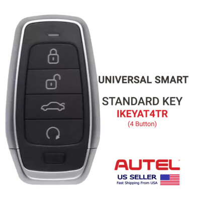 Autel iKey Universal Smart Key Standard 4 Button IKEYAT4TR | eBay