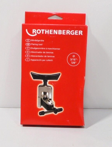 New 3/16"-5/8" Rothenberger Plumbing Flaring Tool No. 222601 Ships Free ...