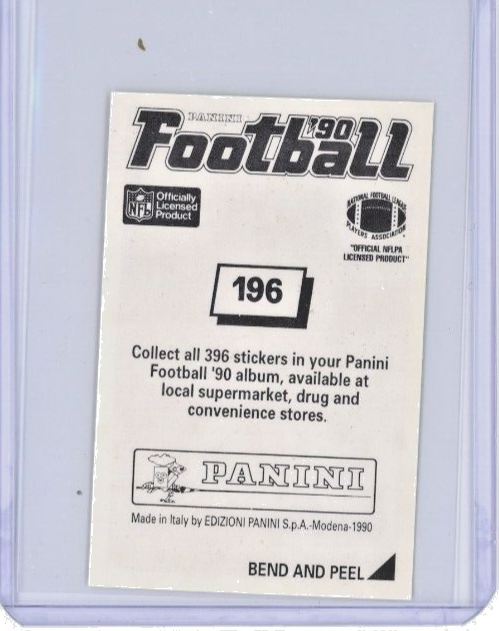 1990 Panini NFL Sticker Album #196 Joe Montana - San Francisco 49ers ...