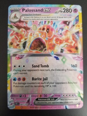 Palossand ex 091/191 Pokemon Surging Sparks Double Rare | eBay