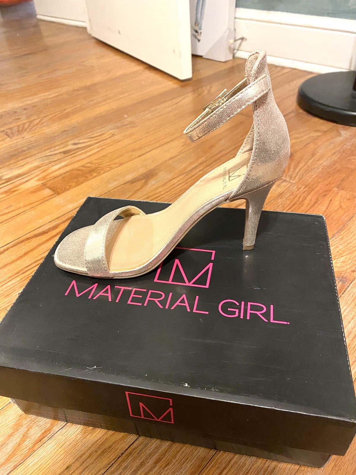 Material Girl Blaire Heel Sandals 6.5 - Gem