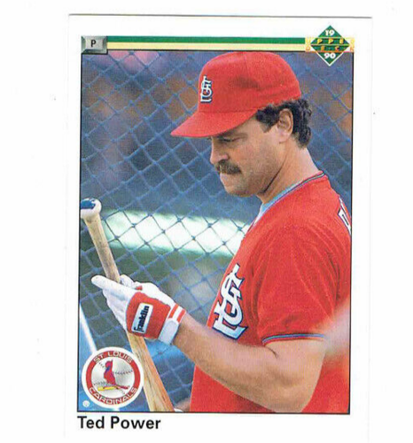 Ted Power St Louis Cardinals Pitcher #340 Upper Deck 1990 #Baseball ...