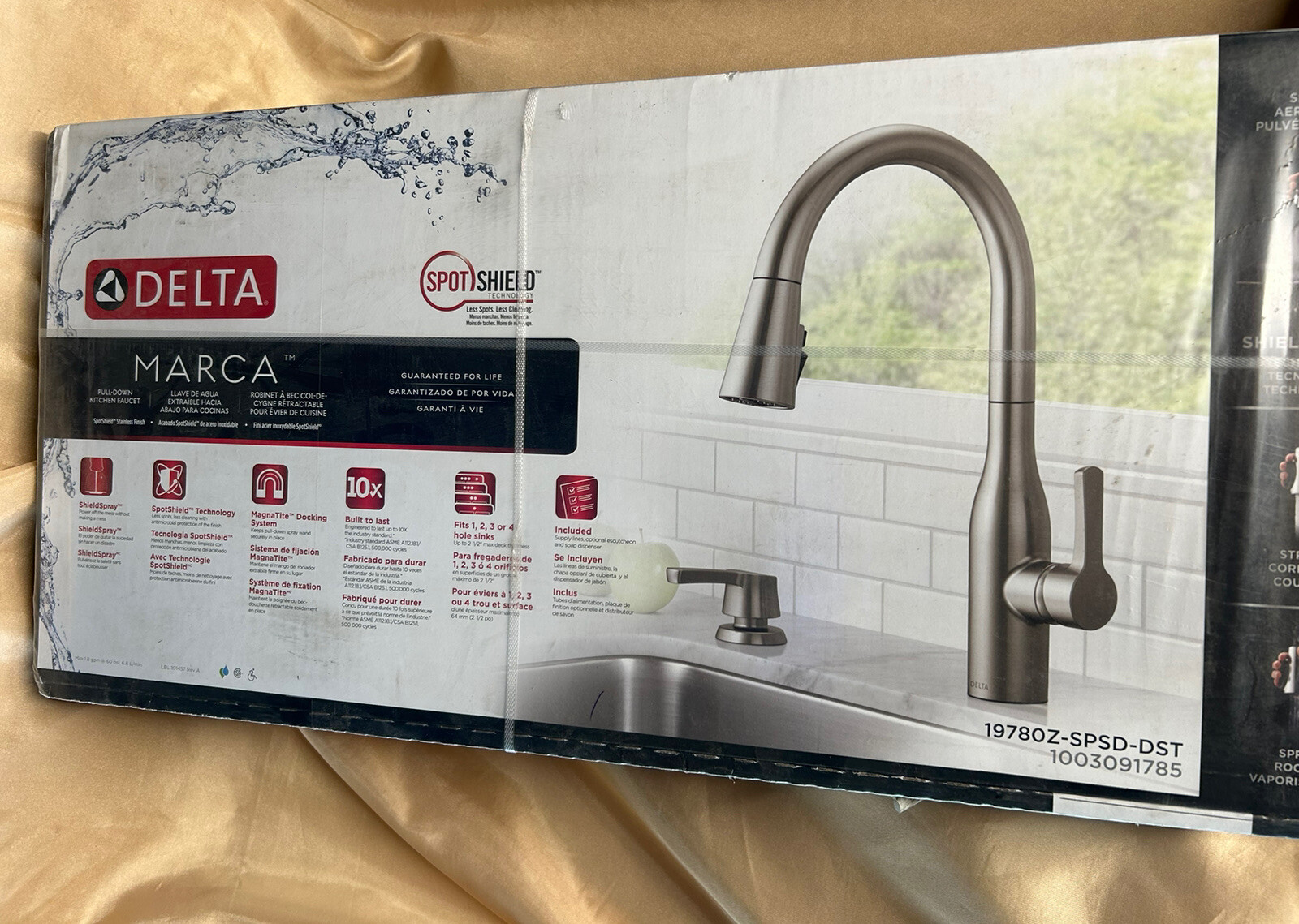 Delta Marca Single Pull Down Faucet (19780Z-SPSD-DST) for sale online ...