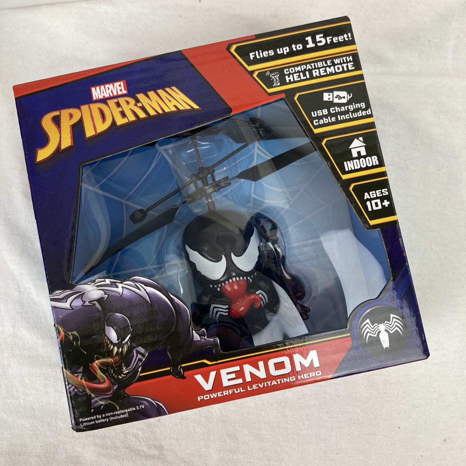 Marvel Spider-man Venom Powerful Levitating Hero With Remote Flies up ...