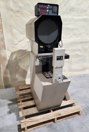 MICRO-VU H14 OPTICAL COMPARATOR 117V 3AMP W/ Q16 COMPUTER AND SPARE ...