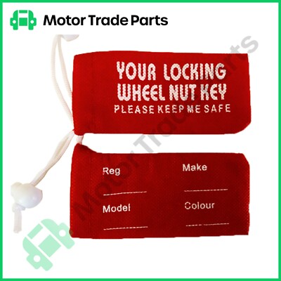 Locking Wheel Nut Bag Storage Pouch | eBay