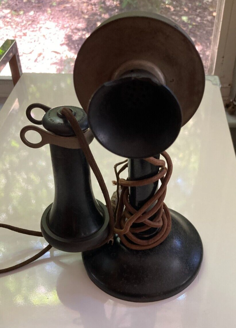 Antique Stromberg-Carlson Candlestick Desk Top Telephone Patents 1900 ...