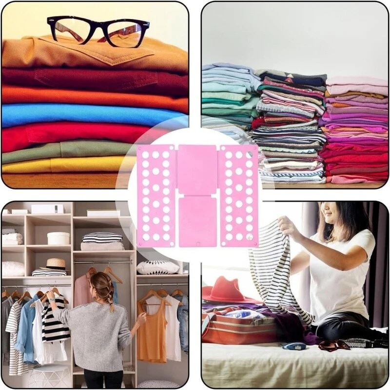 Clothes Folder Fast Laundry Organizer T-Shirt Large Magic Adult Folding ...