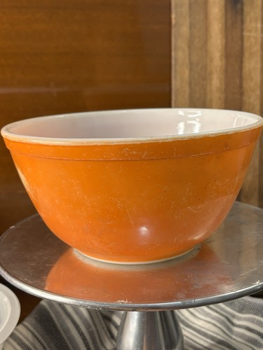 🔹 Vintage PYREX 402 Orange Mixing Bowl – 1.5 Qt USA Made! 🍊 # 409 | eBay