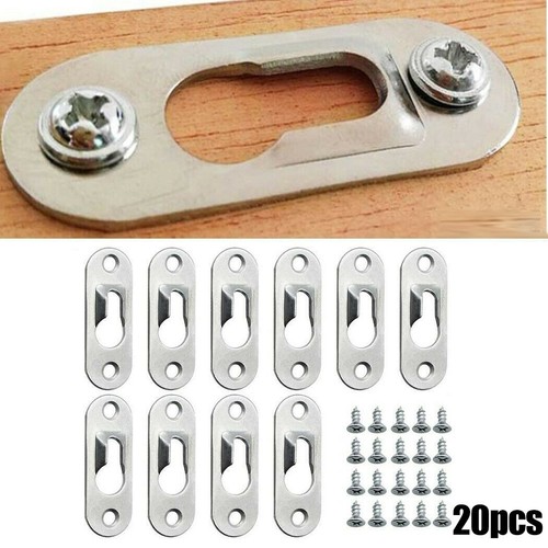 * 20 pi??ces 45 x 16 mm crochet ?? ruban accrocheur trou de serrure ...