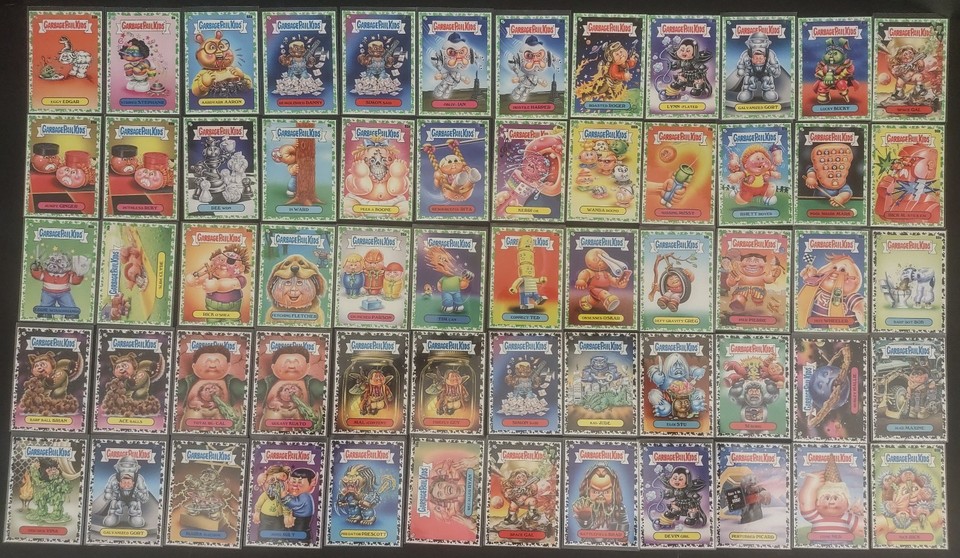 Garbage Pail Kids Color Parallel Card Lot InterGOOlactic Book Worms ...