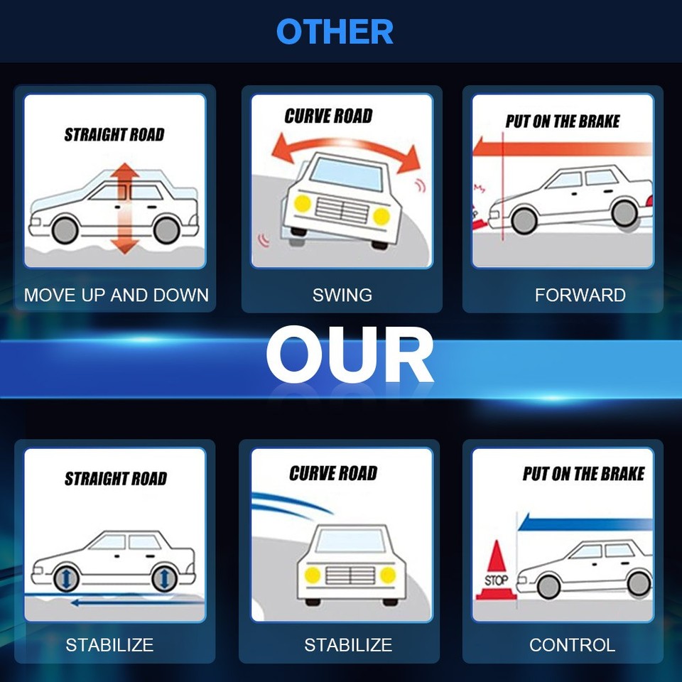 For 2000-2005 Toyota Echo Pair Front Complete Struts With Coil Springs ...