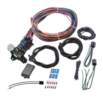 14 Circuit Wiring Harness 12V Voltage-Circuit Wiring Harness Kit ...