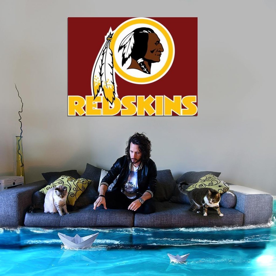 V1370 Washington Redskins Football Logo Hockey Art Decor WALL POSTER ...