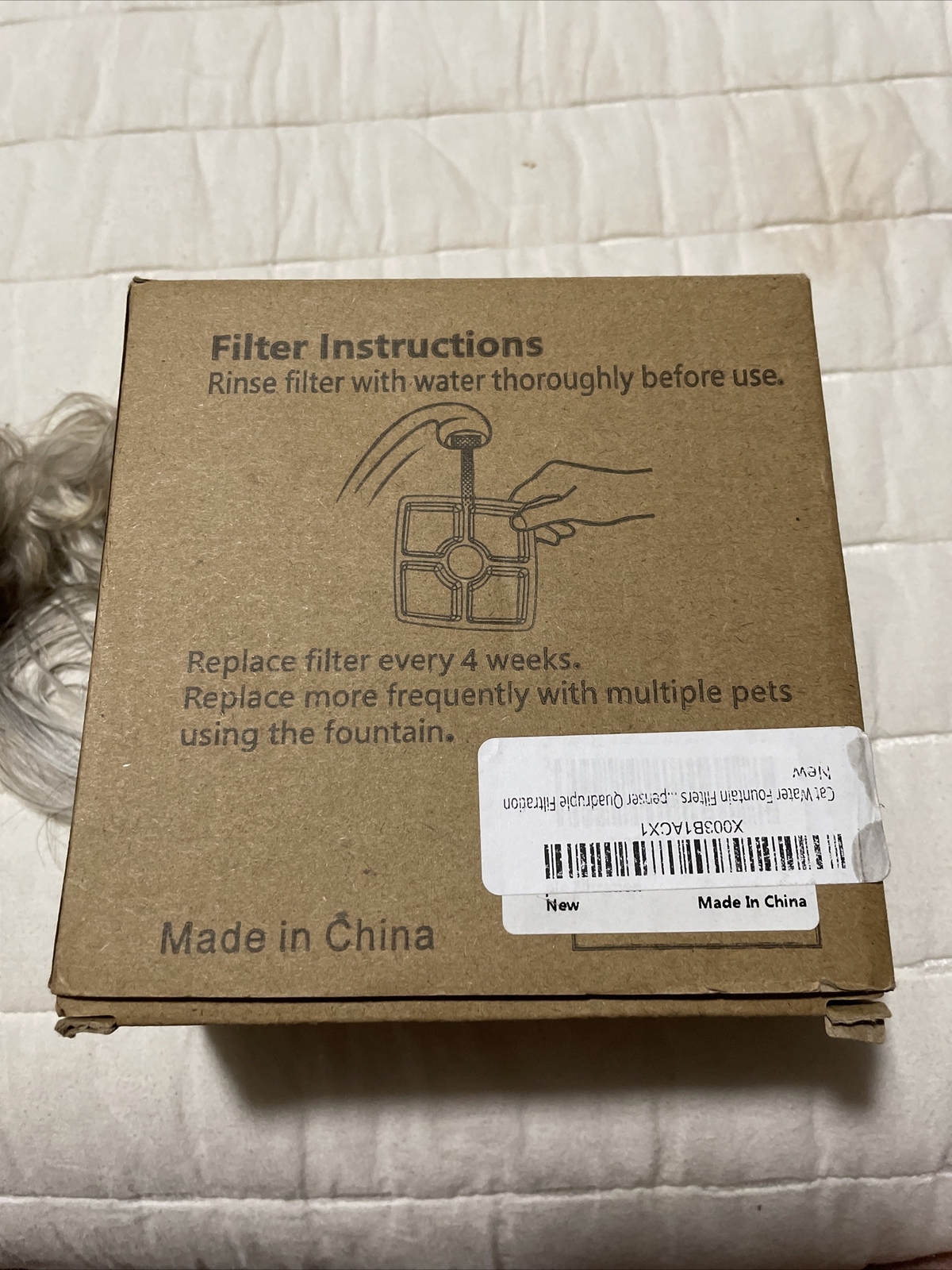 6-Pack Replacement Filters for Cat Fountain Pet Water Fountain Filters ...