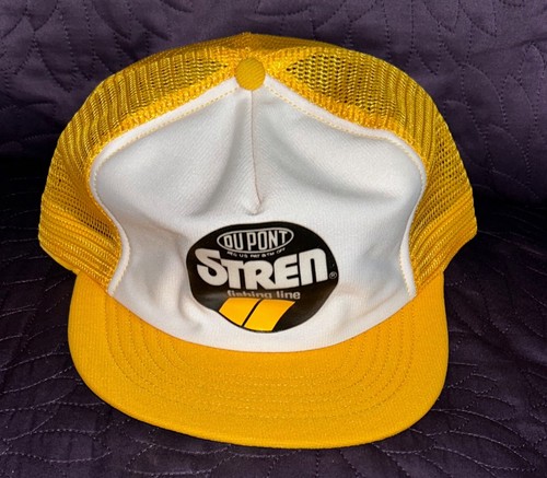 DUPONT STREN FISHING LINE TRUCKER CAP SNAP BACK VINTAGE USA | eBay