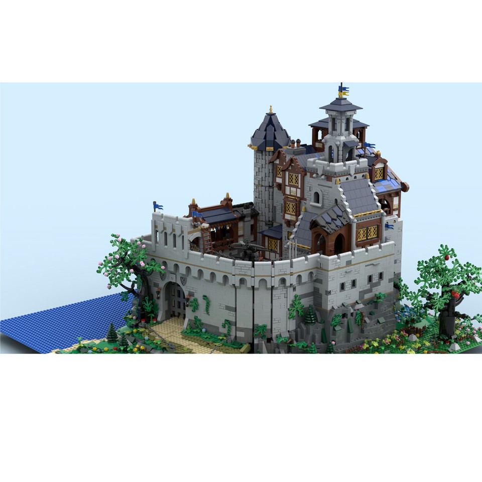 Medieval Royal Castle with Fully Detailed Interior 10653 Pieces MOC ...