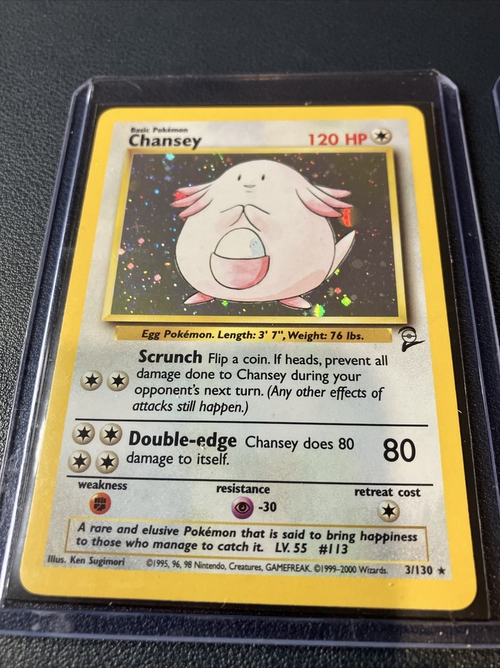 Pokémon TCG Chansey Base Set 3/102 Holo Unlimited Holo Rare & More | eBay