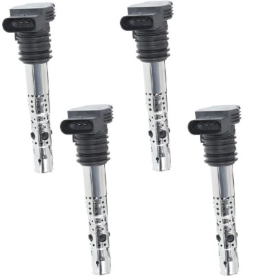 4x NGK Zündspulen 48005 U5003 für Audi A4 Seat Leon Skoda Octavia VW ...