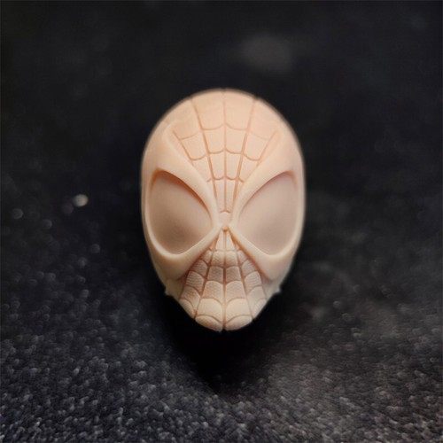 1/12 Scale The Comic Spider-Man Head Sculpt Unpainted Fit 6" ML Figure ...