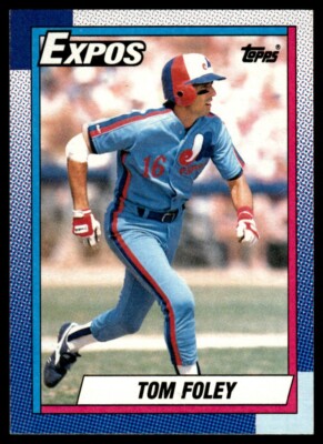 1990 Topps #341 Tom Foley Montreal Expos | eBay