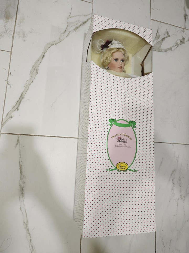 New Paradise Galleries Treasury Collection Porcelain Doll Bride Samantha Premier | eBay