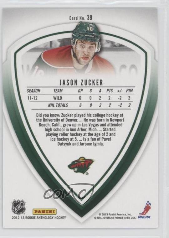 2012-13 Panini Rookie Anthology Elite Rookies Limited Edition /5 Jason ...