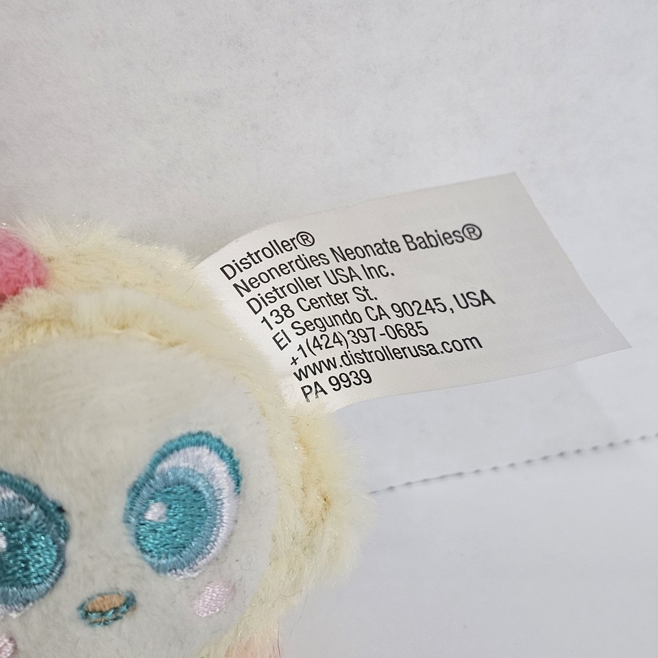 Distroller Mini Neonerdy Neonate Baby Plush Toy Doll Yellow 2011 | eBay