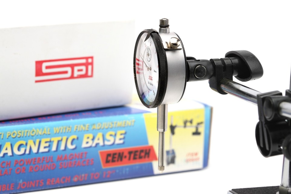 SPI Dial Indicator 0-20mm New with Cen-Tech Magnetic stand | eBay