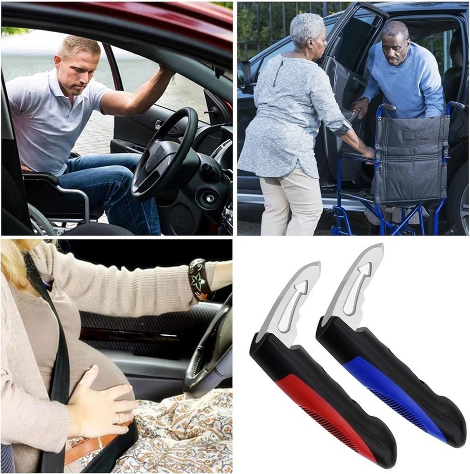 2 in 1 Car Door handle for Disabled Portable Car Cane Grab Bar Mobility ...