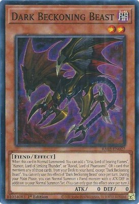 Dark Beckoning Beast - RA03-EN027 - Super Rare - 1st Edition x1 - Near ...