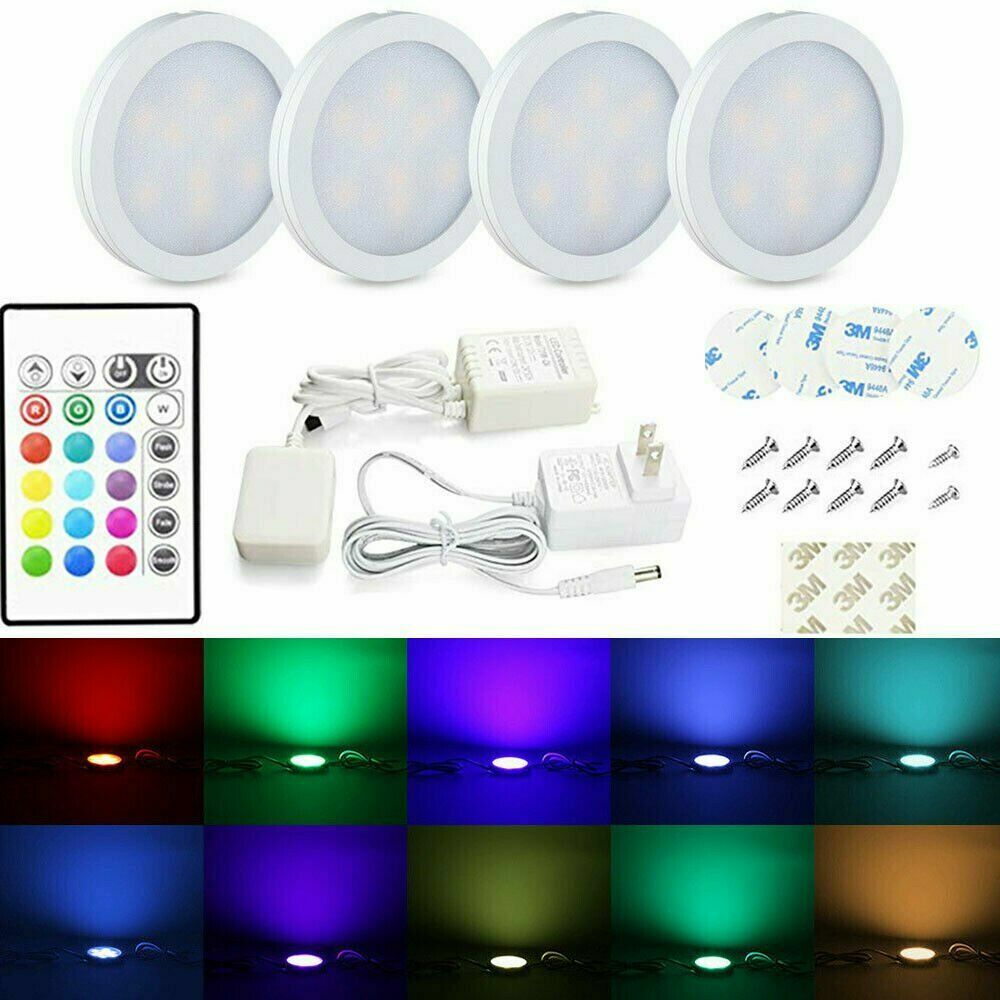 Under Cabinet Lighting LED Light Kit Closet Kitchen Cupboard Hardwired ...