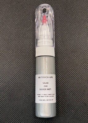 SAAB 268 SILVER MET PAINT TOUCH UP PEN/BRUSH SCRATCH CHIP REPAIR | eBay UK