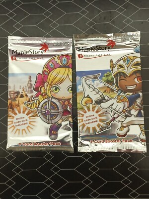 2 - 2007 MapleStory Trading Card Game 9 Cards Booster Packs (Brand New ...