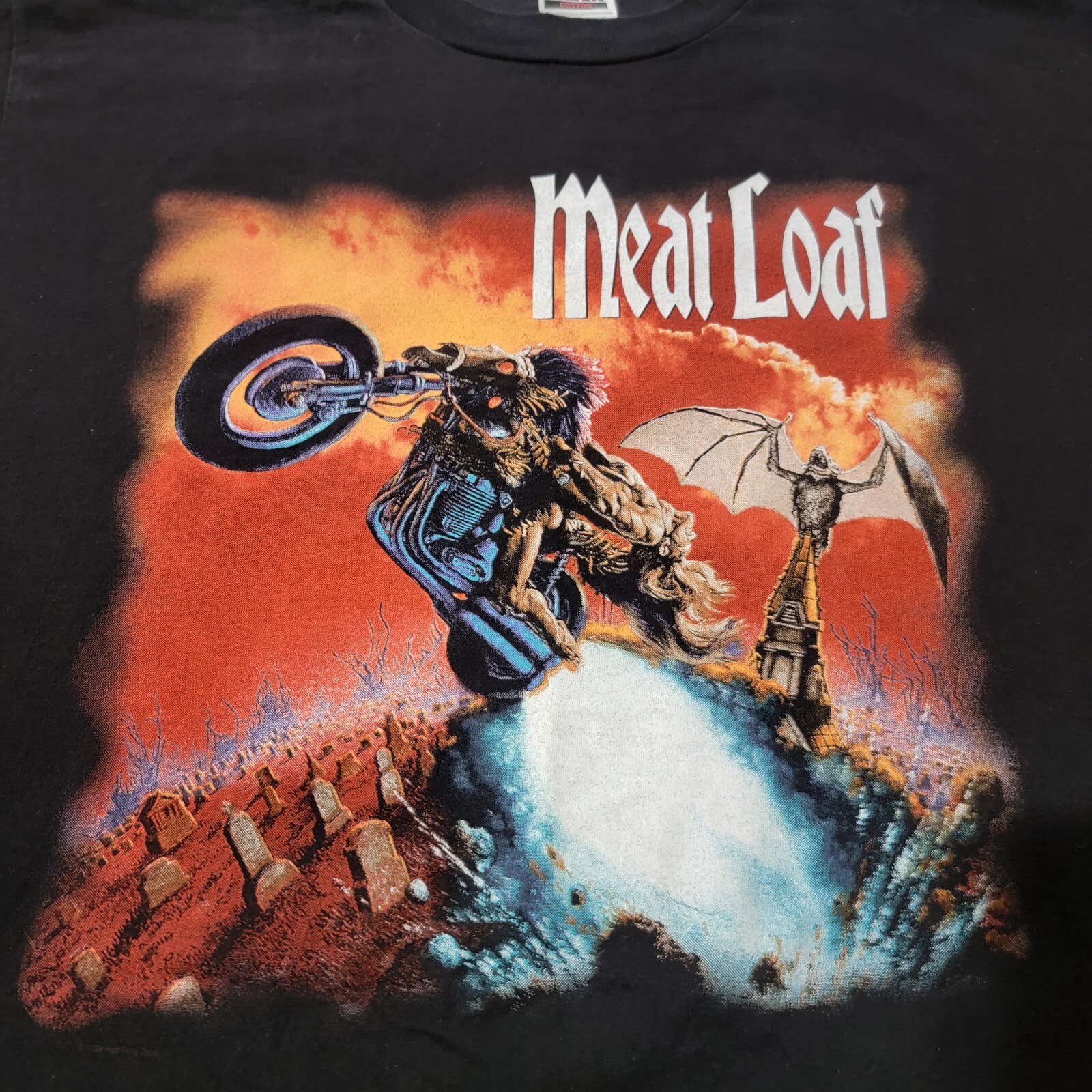 Vintage Meat Loaf VH1 Storytellers Tour T Shirt Double Sided Adult Size ...