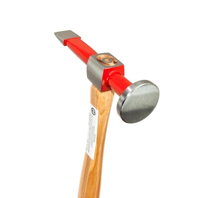 STRAIGHT PEIN HAMMER CROWN FACE PANEL BEATING HAMMER GENUINE HICKORY ...